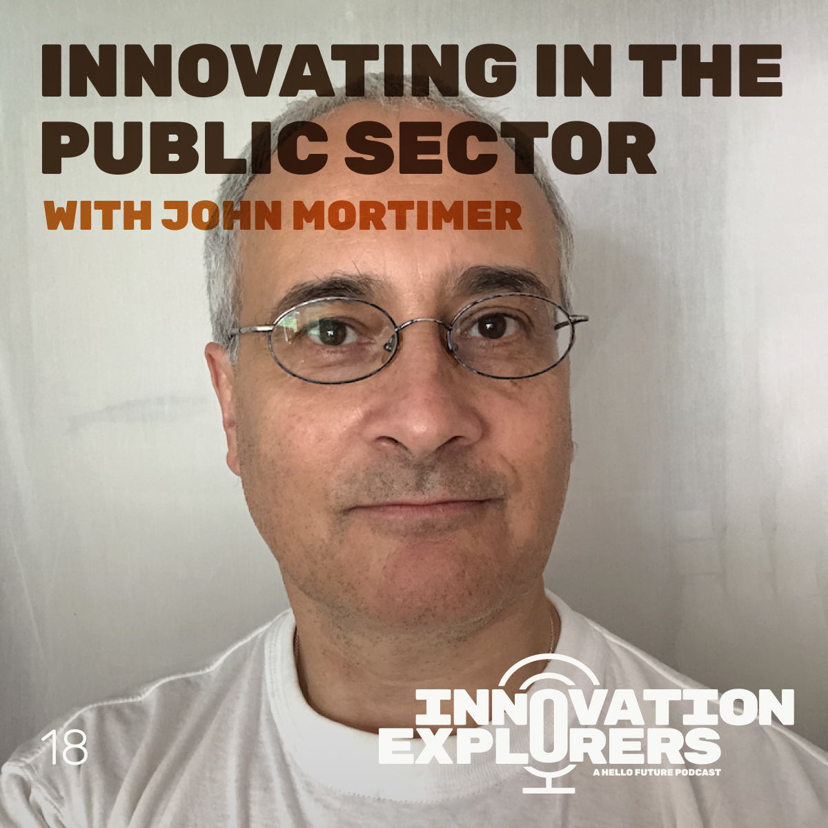 EP 18 - John Mortimer on innovating in the public sector - Hello Future!